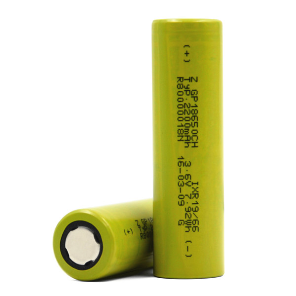 gp18650ch li-ion 3.6v rechargeable gp battery 2200mah 3.6v