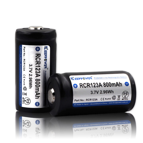 RCR123A 16340 800mAh battery